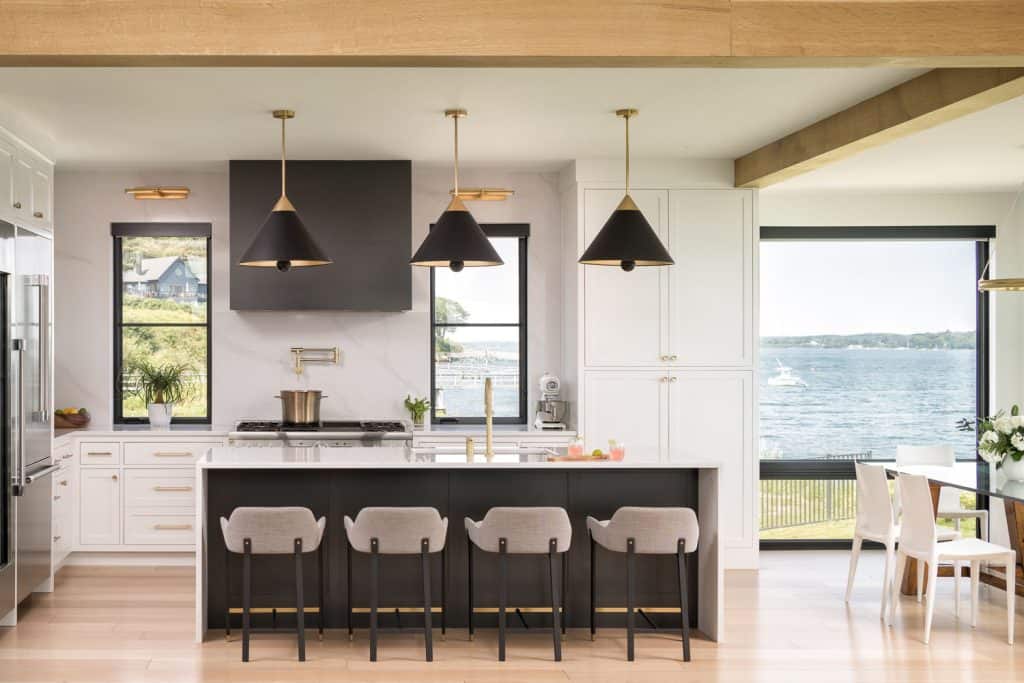 A peek inside this stunning coastal Maine home with sweeping seaside views
