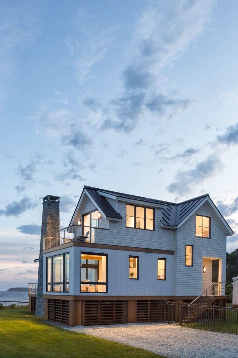 A peek inside this stunning coastal Maine home with sweeping seaside views
