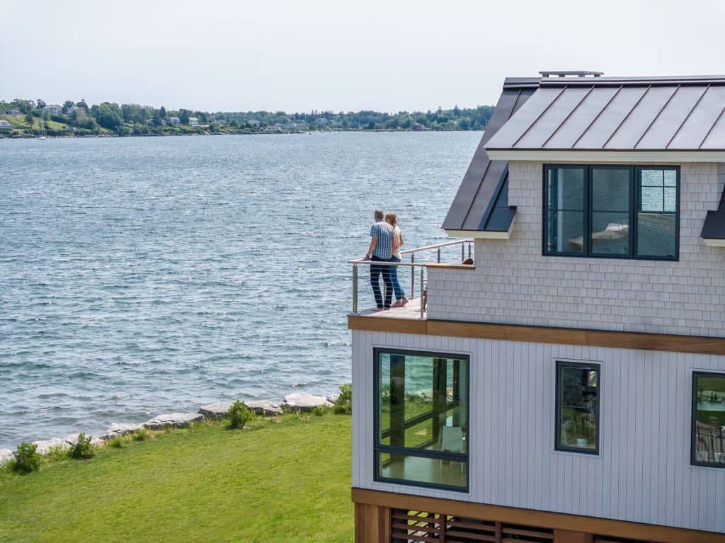 A peek inside this stunning coastal Maine home with sweeping seaside views