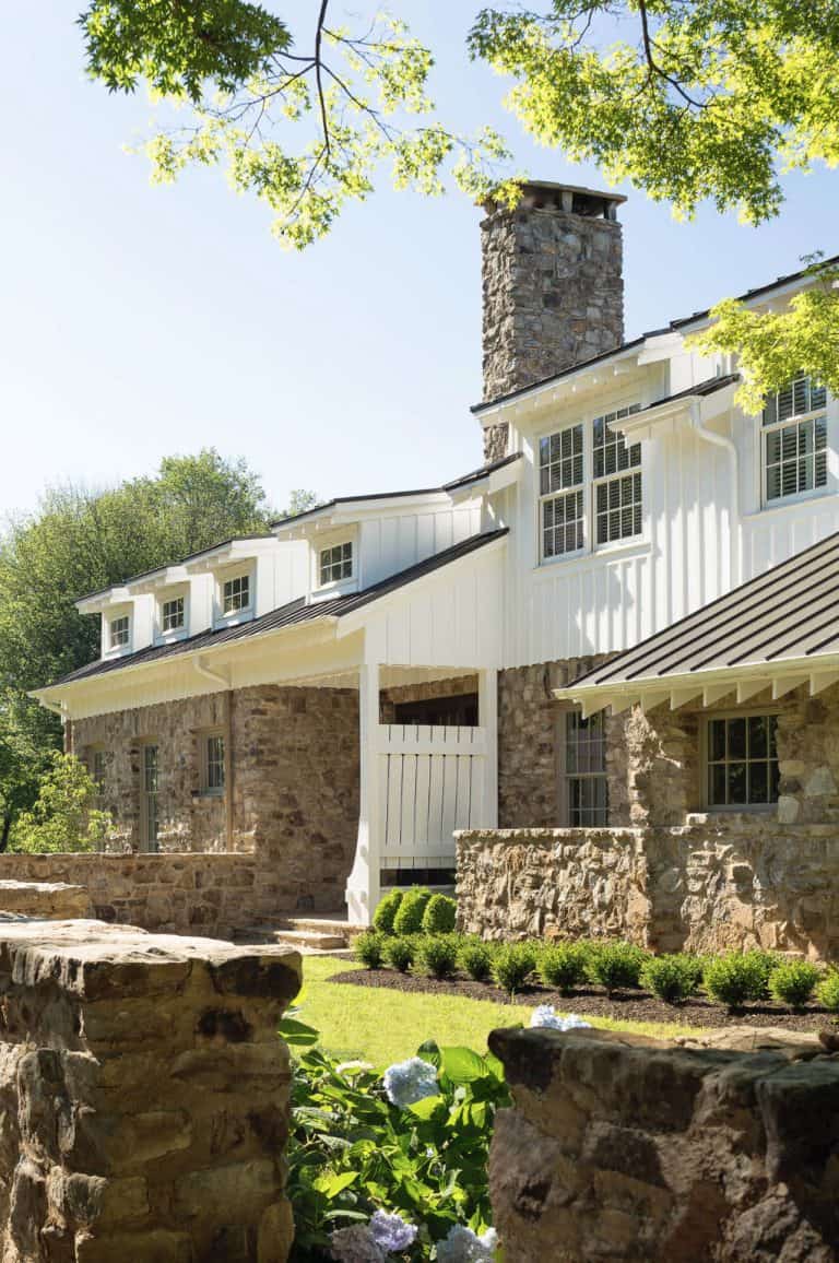 Step into this barn inspired modern farmhouse in the Virginia countryside