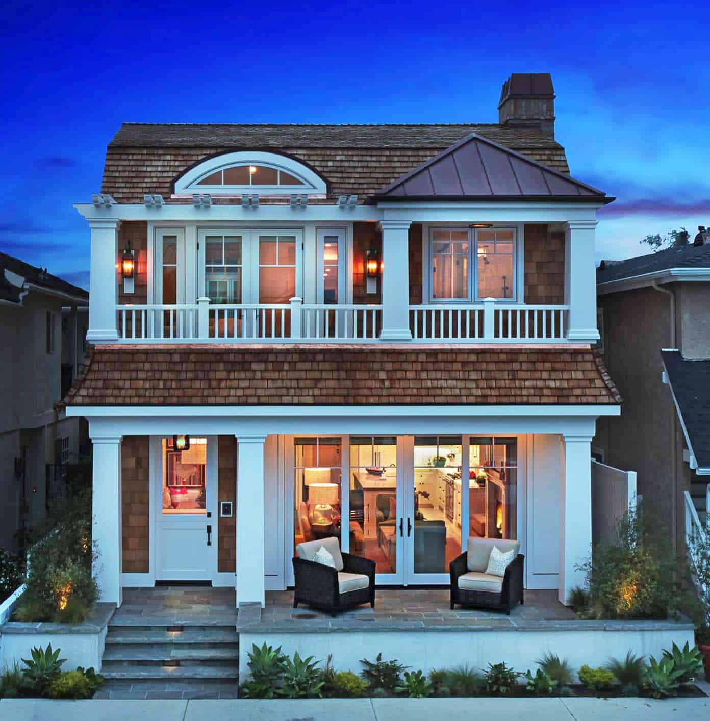 Inside a fabulous Cape Cod inspired dream home in Newport Beach, California