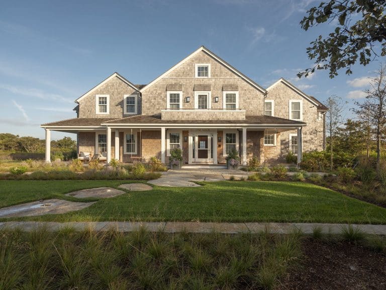 See this beautiful New England beach house overlooking Nantucket Sound