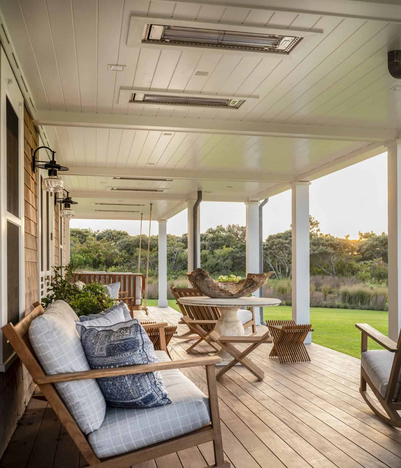 See this beautiful New England beach house overlooking Nantucket Sound