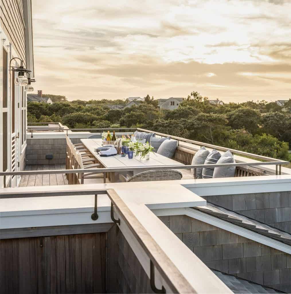 See this beautiful New England beach house overlooking Nantucket Sound