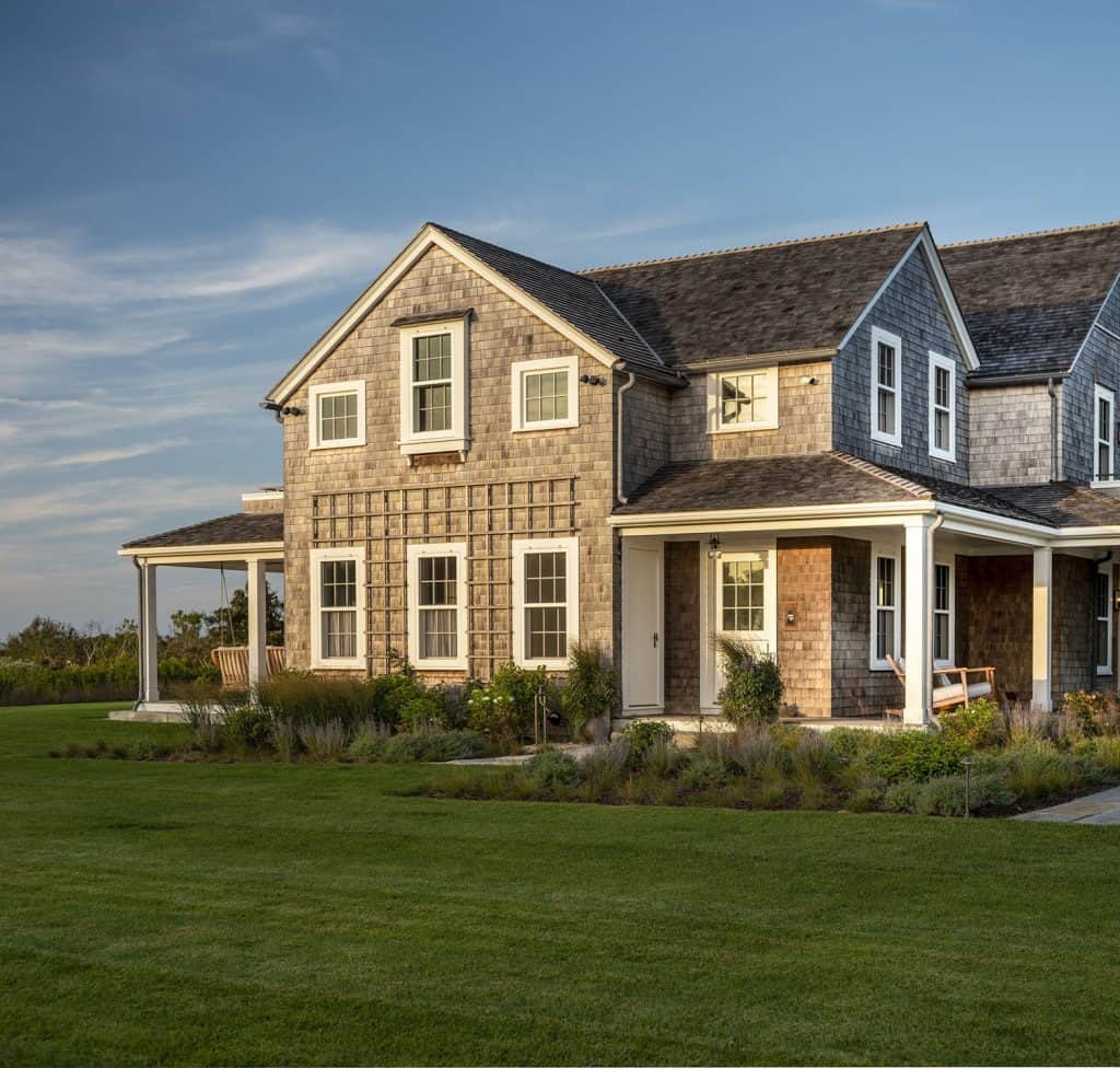 See this beautiful New England beach house overlooking Nantucket Sound