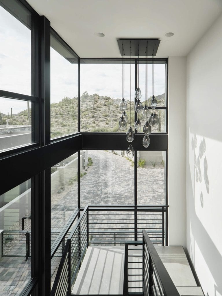 This stunning contemporary home provides an oasis in the Sonoran Desert