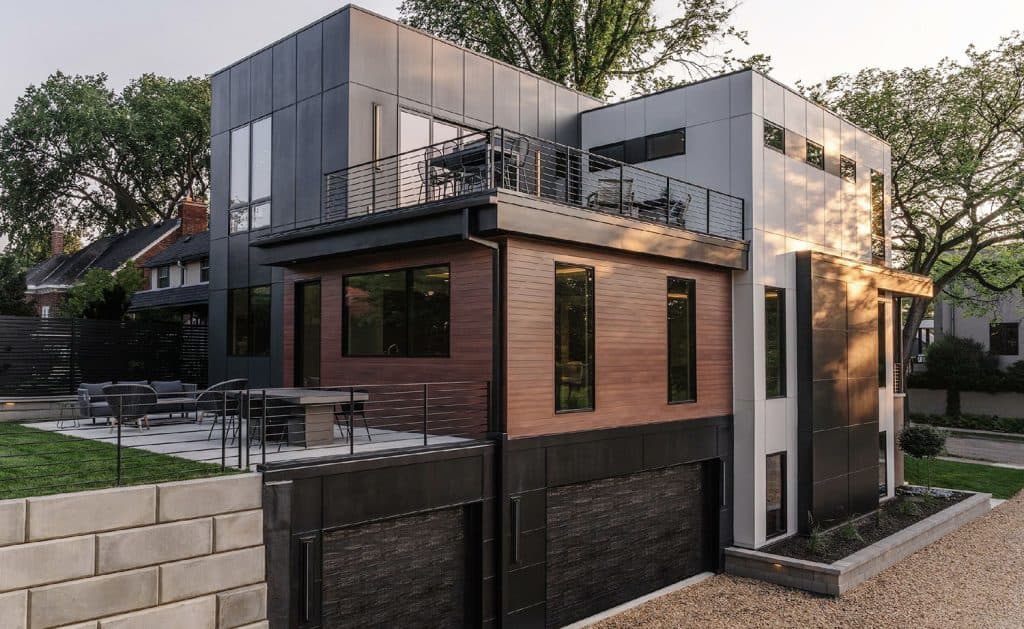 Inside a stunning modern Minnesota house with downtown skyline views