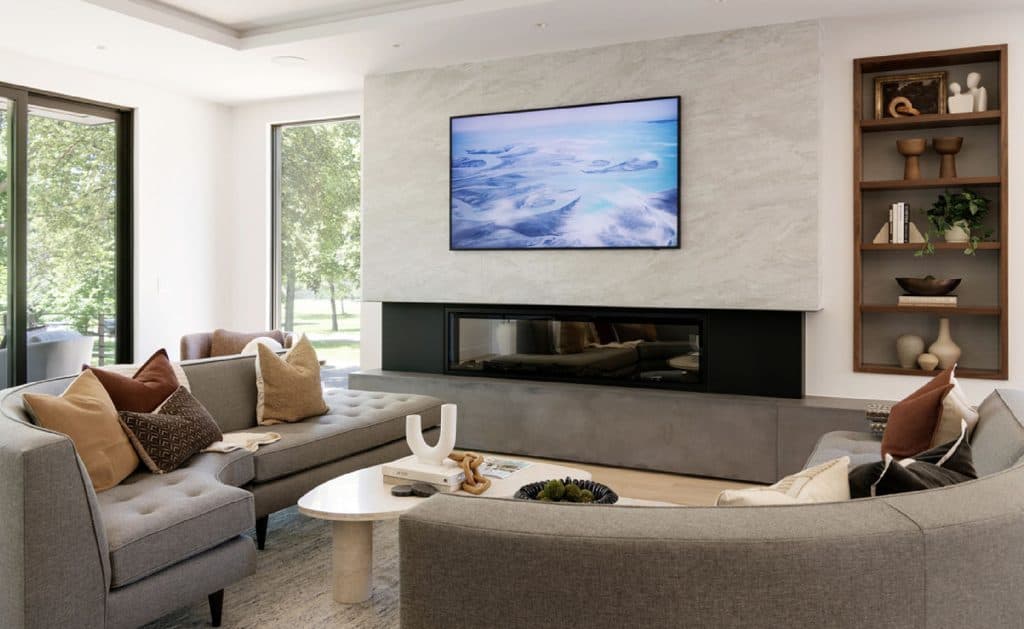 Inside a stunning modern Minnesota house with downtown skyline views