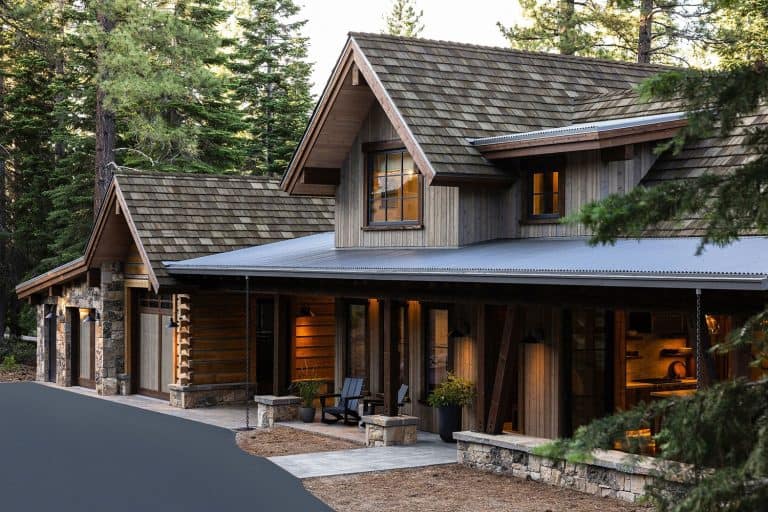 This rustic modern home offers peaceful living in the Sierra Nevada ...