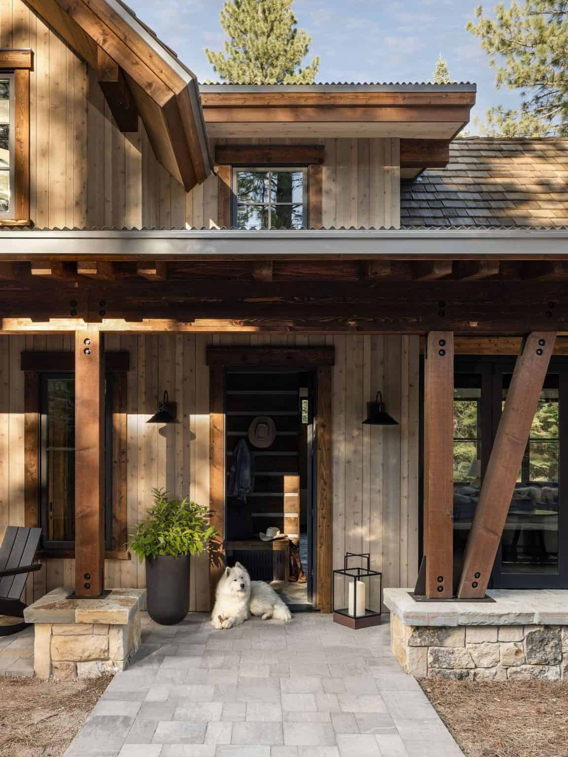 This rustic modern home offers peaceful living in the Sierra Nevada ...