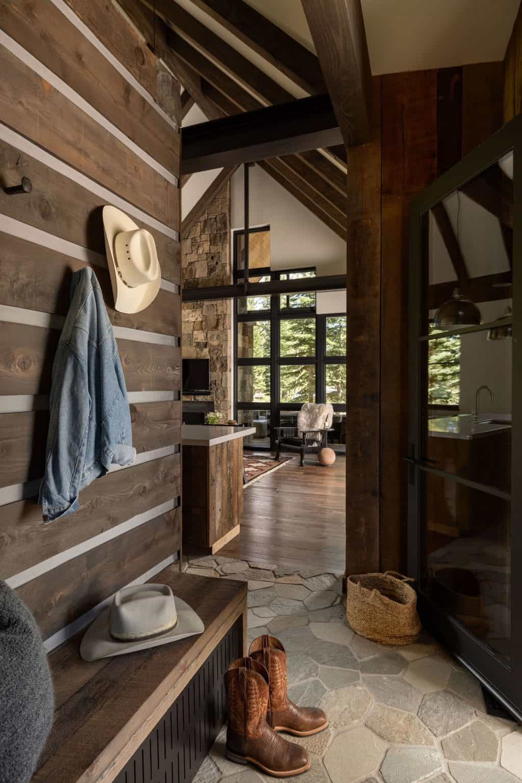This rustic modern home offers peaceful living in the Sierra Nevada ...