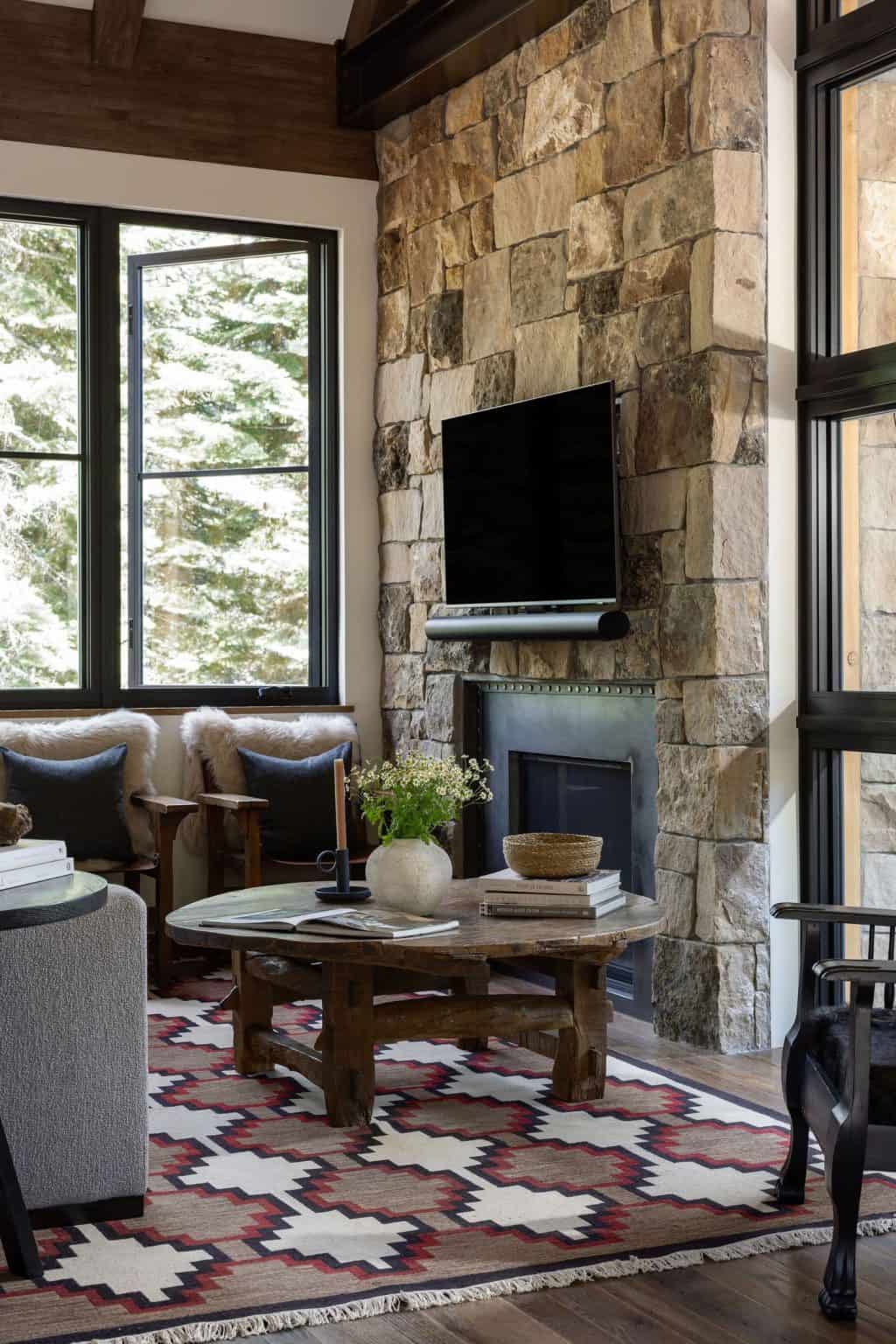 This rustic modern home offers peaceful living in the Sierra Nevada ...