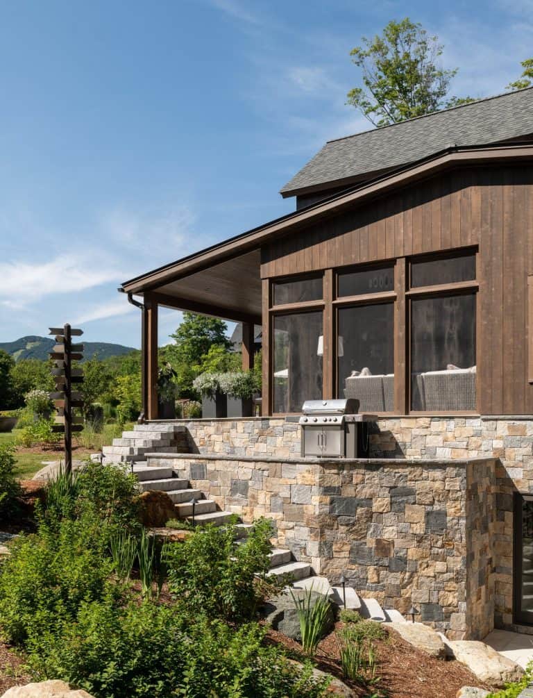 See this stunning Vermont mountain house with traditional design details