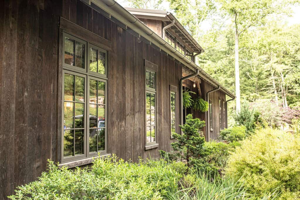 Century old barn finds a new home in the serene mountains of North Carolina