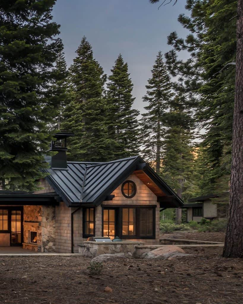 Step inside this dreamy Lake Tahoe cabin with a bold modern twist