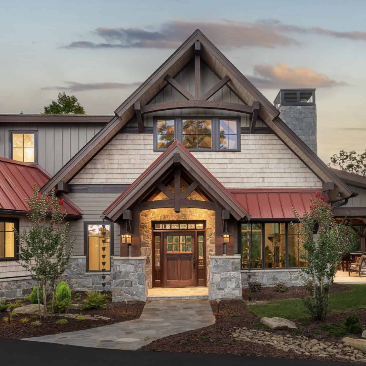 Exteriors Craftsman Style Homes Modern Rustic Paint It Black, Our 20