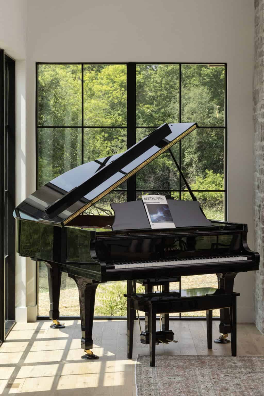 Stepping inside this Midwest modern home is the epitome of rugged elegance
