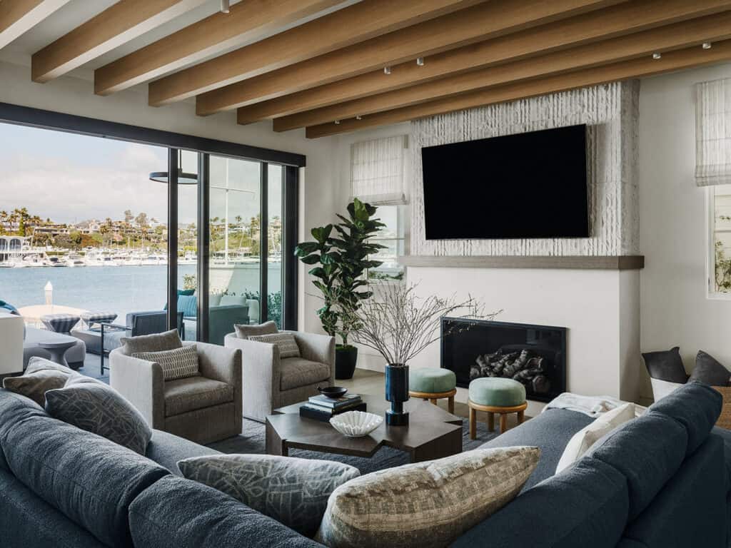 This beautiful bayfront home offers the ultimate Southern California ...