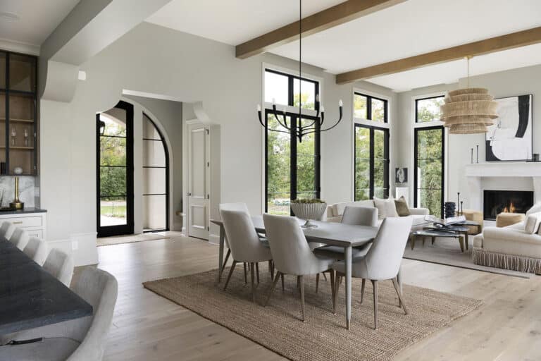 Inside this absolutely stunning modern European style home in Minnesota