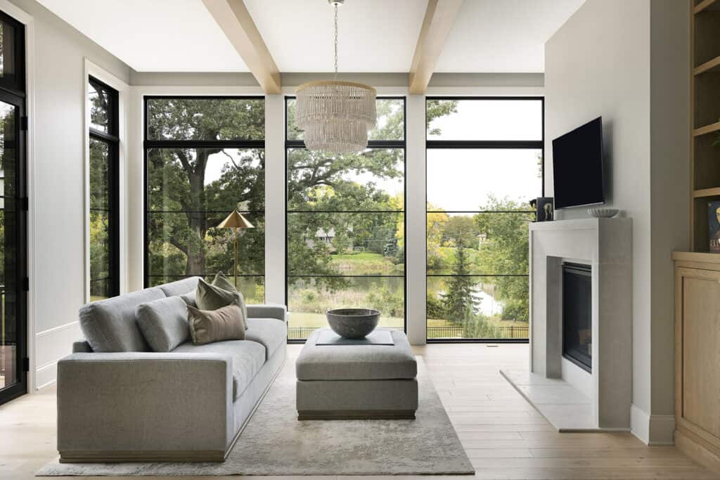 Inside this absolutely stunning modern European style home in Minnesota