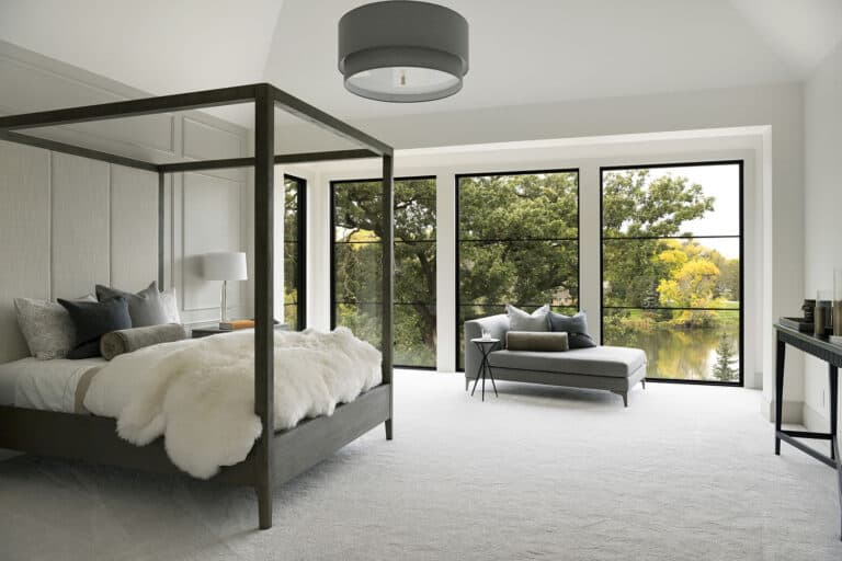 Inside this absolutely stunning modern European style home in Minnesota