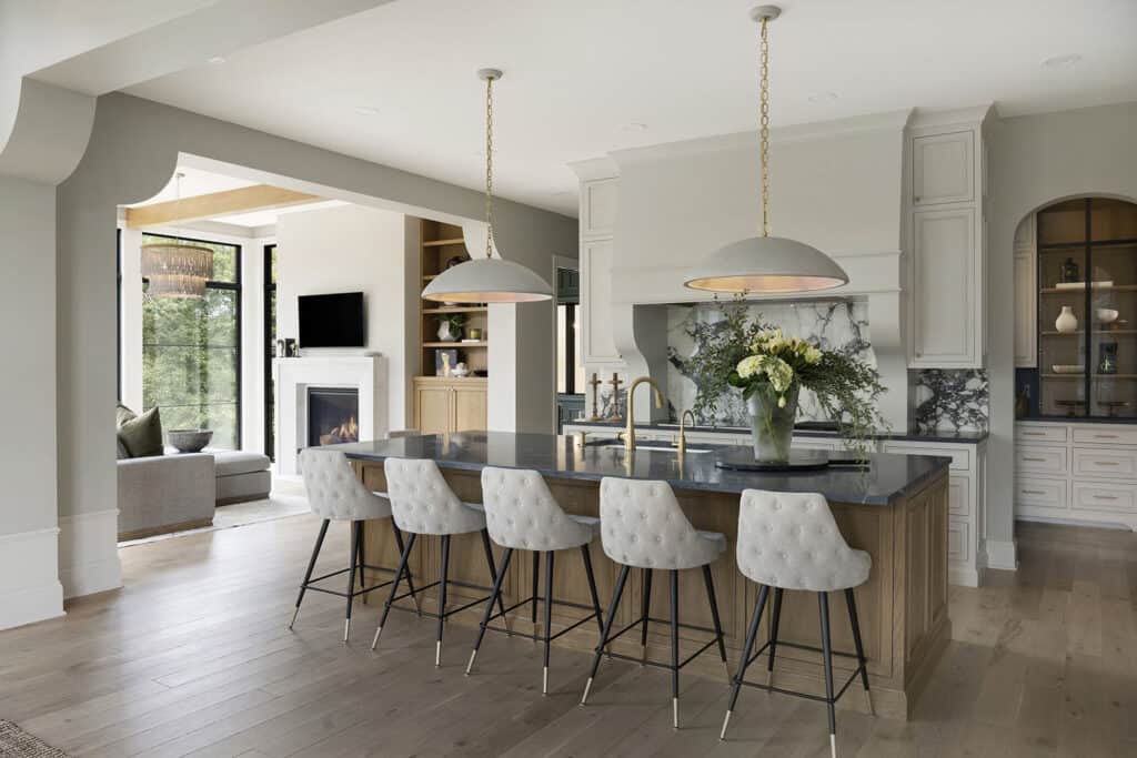 Inside this absolutely stunning modern European style home in Minnesota