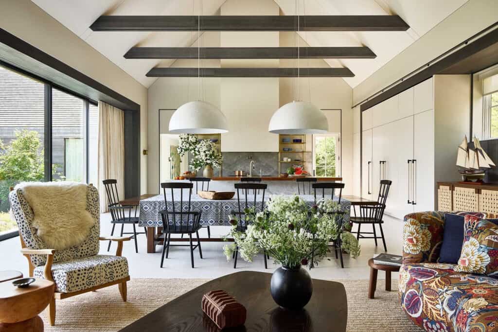 Step inside this inviting Nantucket style house with a stunning modern ...