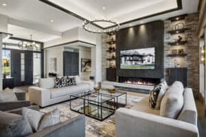 A peek inside this stunning modern prairie-style home on Lake Independence
