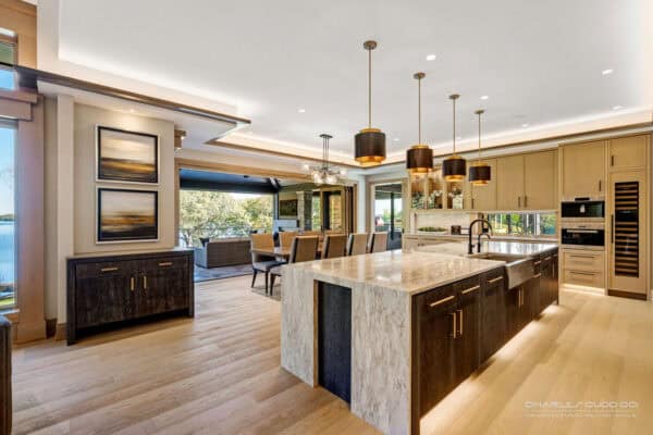 A peek inside this stunning modern prairie-style home on Lake Independence