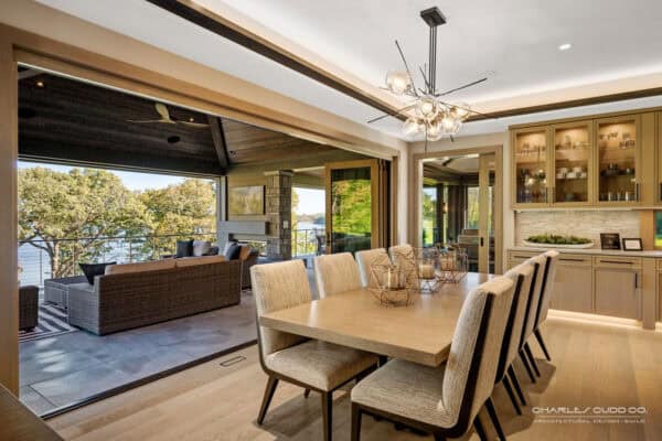 A peek inside this stunning modern prairie-style home on Lake Independence