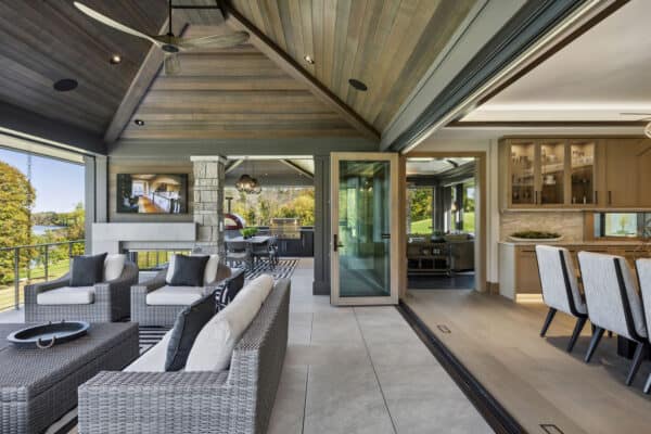 A peek inside this stunning modern prairie-style home on Lake Independence