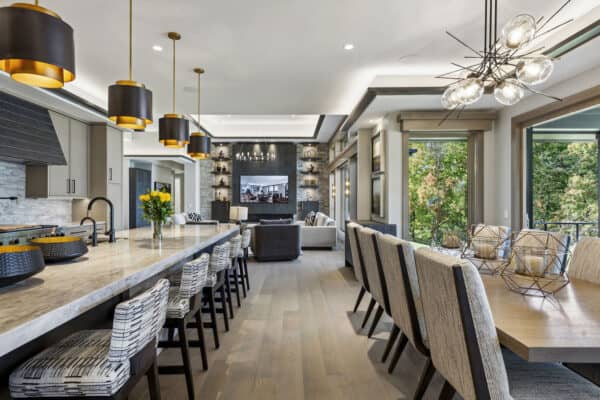 A peek inside this stunning modern prairie-style home on Lake Independence