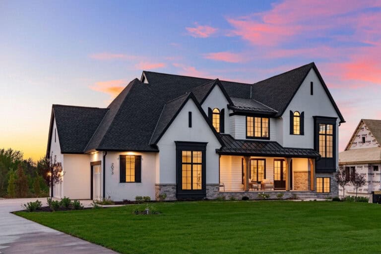 This stunning Minnesota house mixes modern design with traditional styling