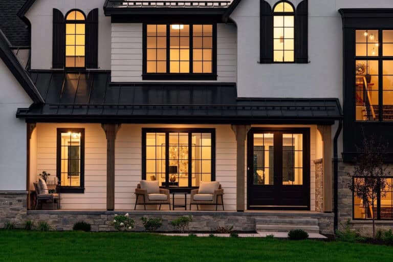 This stunning Minnesota house mixes modern design with traditional styling