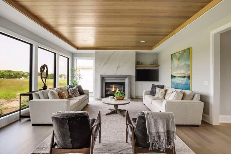 This stunning Minnesota house mixes modern design with traditional styling