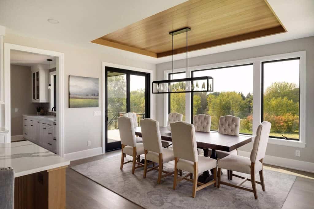 This stunning Minnesota house mixes modern design with traditional styling