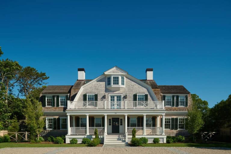 Stunning New England shingle style home reimagined with modern touches