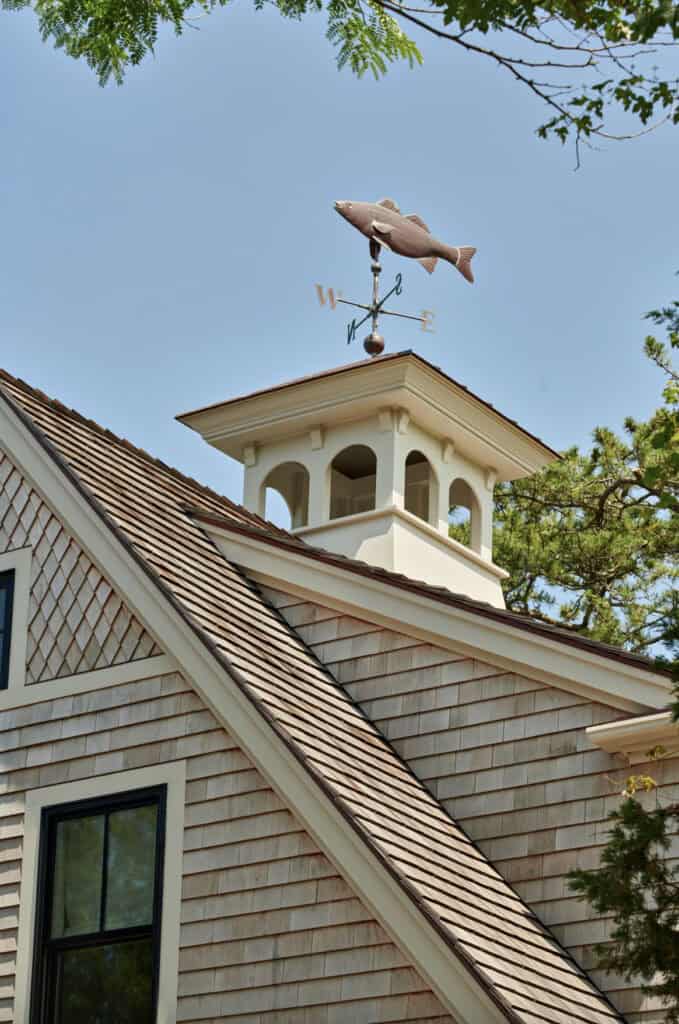 This shingle style waterfront house offers a peaceful respite on Cape Cod