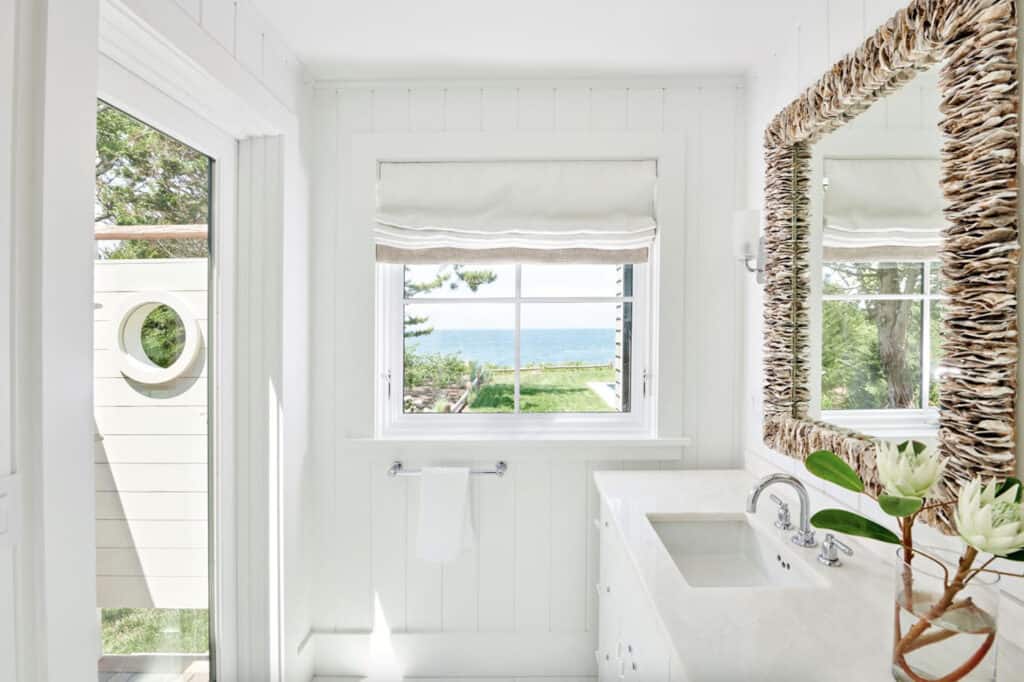 This shingle style waterfront house offers a peaceful respite on Cape Cod