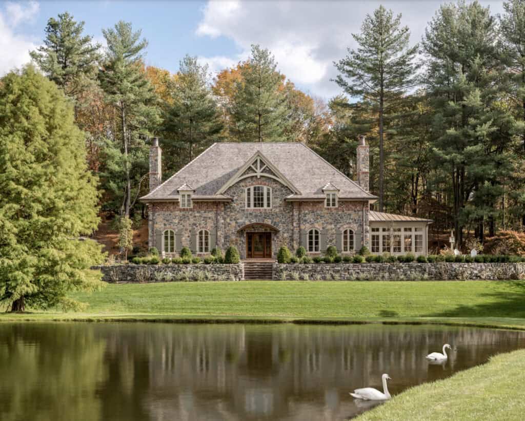 Step into this absolutely stunning stone house in the Pennsylvania ...