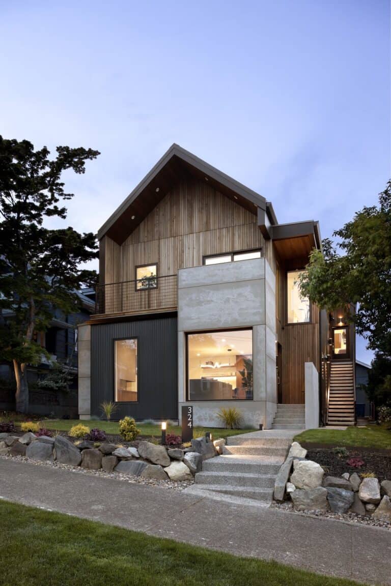 This Scandinavian inspired home blends seamlessly into a Seattle ...