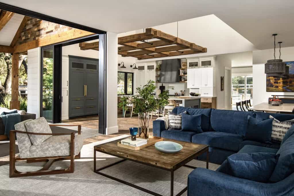 Tour this chic Northern California modern farmhouse with unique features