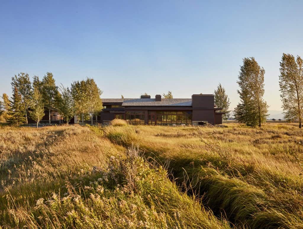 A modern ranch-inspired house with jaw-dropping views of the Grand Tetons