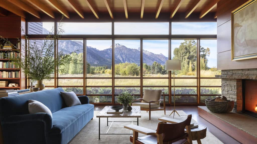 A modern ranch-inspired house with jaw-dropping views of the Grand Tetons