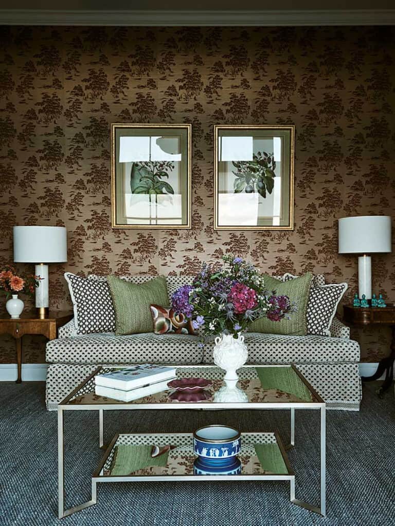 A peek inside this Vermont mountain house with beautiful pattern and color
