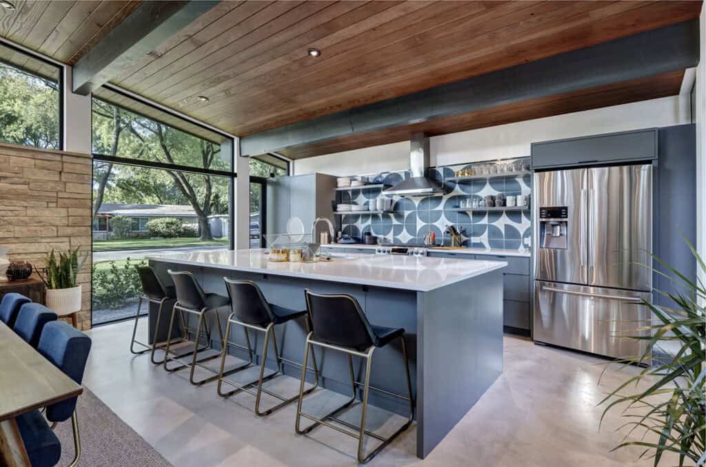 A midcentury modern home in Austin gets restored to its former glory