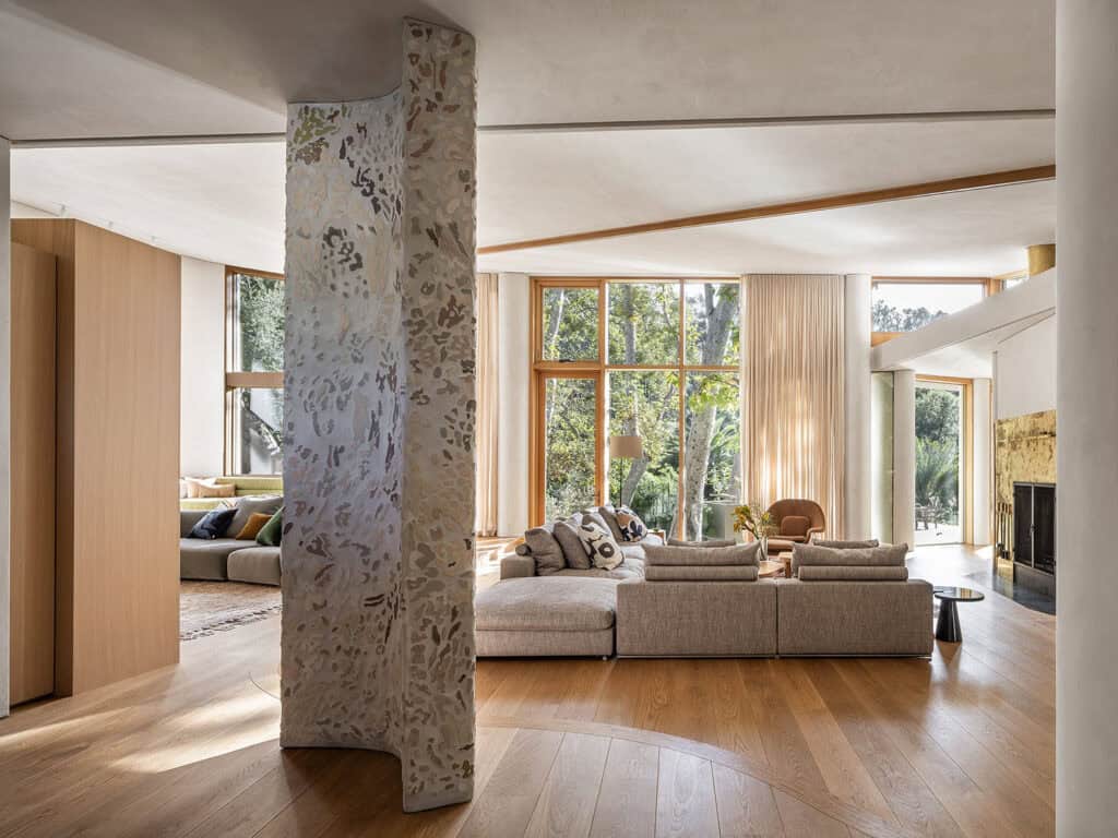 Step into this organic modern house inspired by nature in Santa Barbara