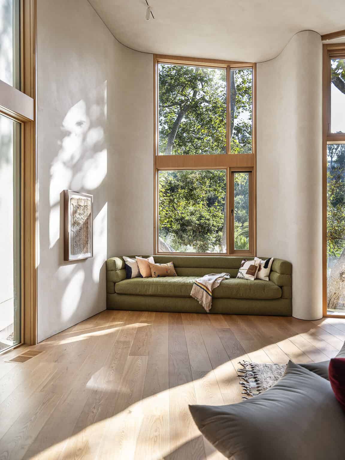 Step into this organic modern house inspired by nature in Santa Barbara