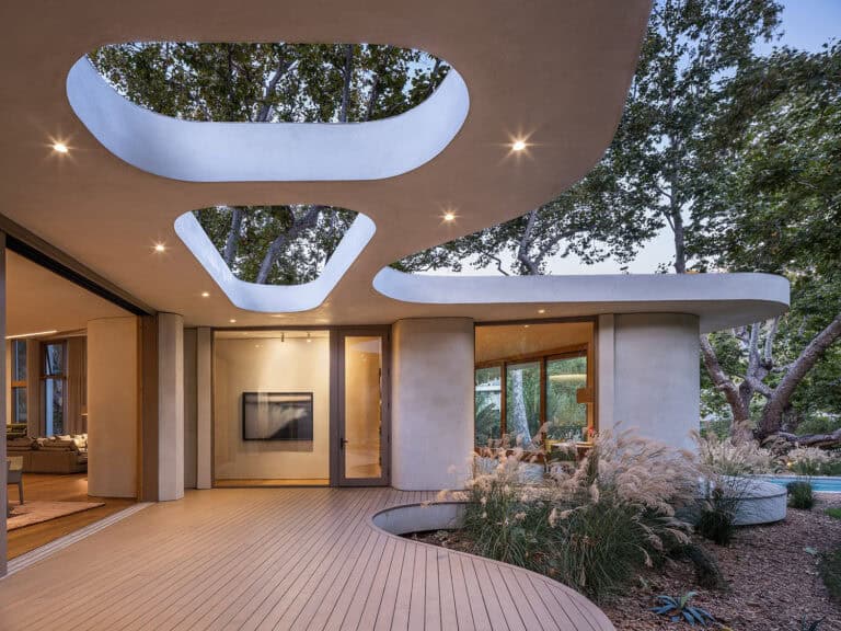 Step into this organic modern house inspired by nature in Santa Barbara