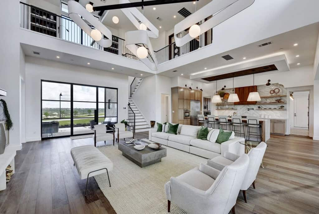 Step inside this contemporary Texas house with stunning living spaces
